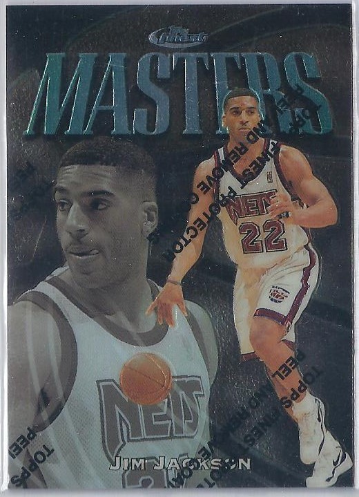 1997-98 Finest NBA Basketball Uncommon (Silver), #135, Jim Jackson ...