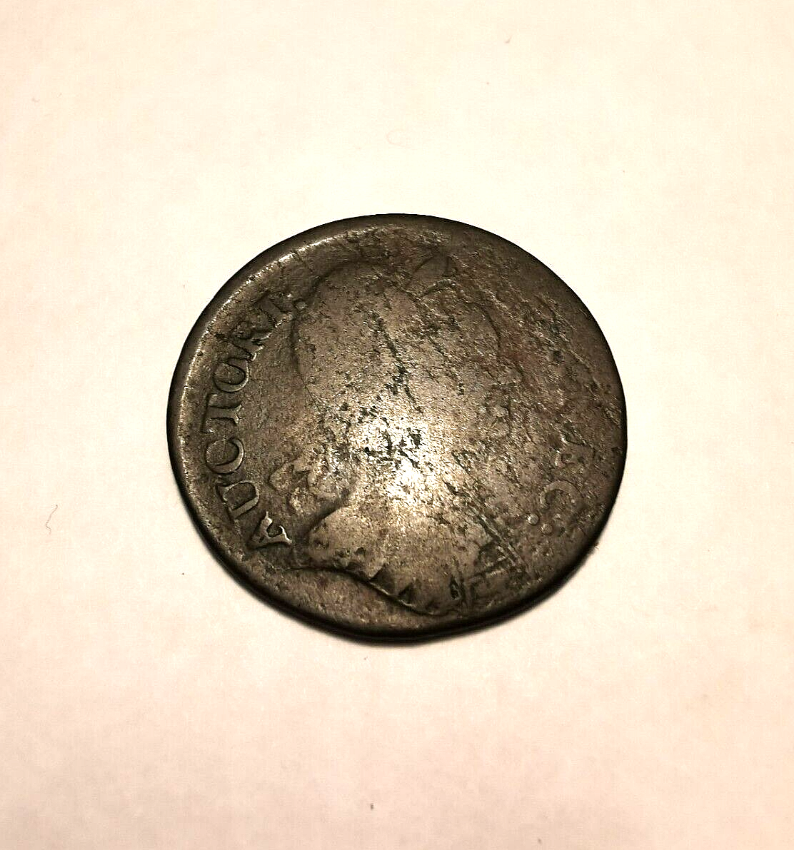 1785 US CONNECTICUT 1/2 Penny Cooper Coin "Mailed Bust Right" M3.4-F.2 ...