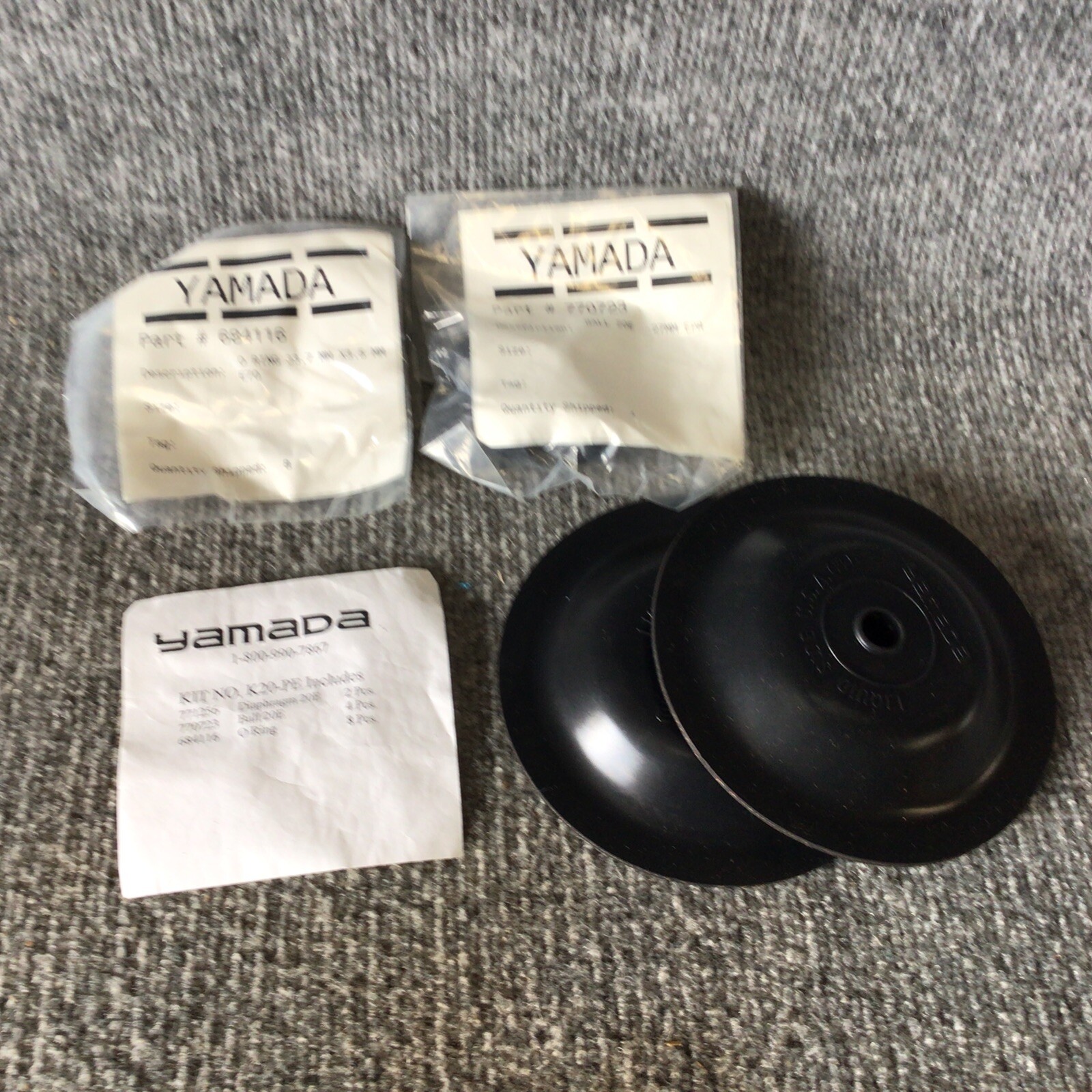 Yamada K20-PE Double Diaphragm Pump Liquid End Repair Kit for NDP-20BPE ...