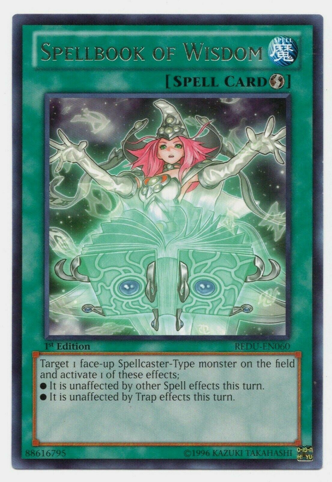 Yu-Gi-Oh Card: Spellbook of Wisdom REDU-EN060 Rare 1st Edition! NM | eBay