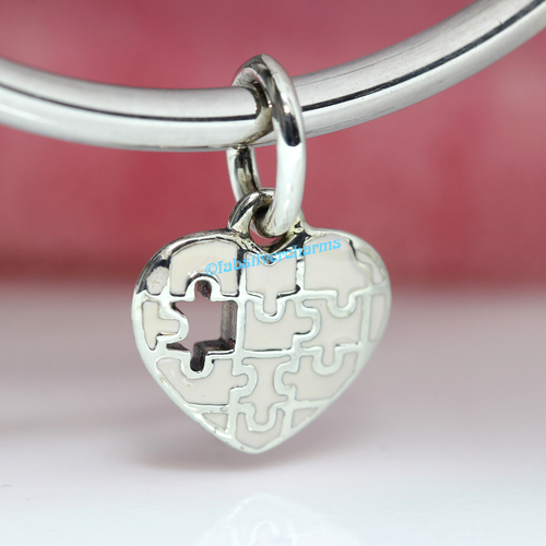 New! Authentic Pandora Charm You Complete My Heart Charm #791522EN68 | eBay