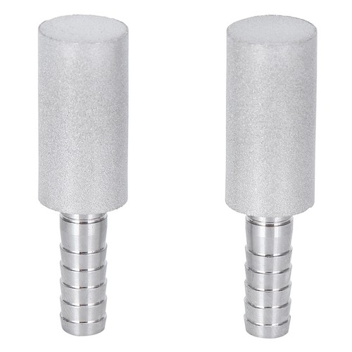 2Pcs 0.5μm Diffusion Stone Stainless Steel Aeration Stone with 1/4in ...