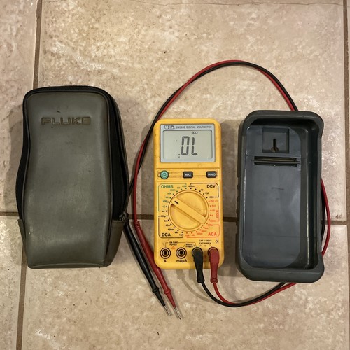 UEI Digital Multimeter DM383B Protective Case Leads & Cover Tested | eBay