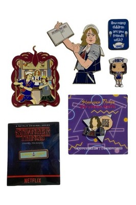 Stranger Things Robin Buckley Pin Bundle Scoops Ahoy Pop Funko Quotes ...
