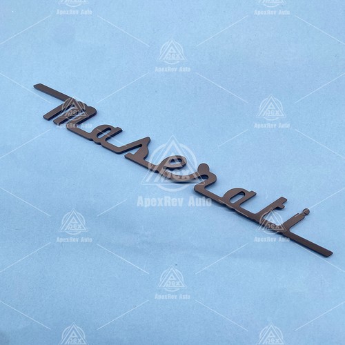 For Maserati Modena Matte black Rear Badge Emblem Look Deck lid Trunk ...