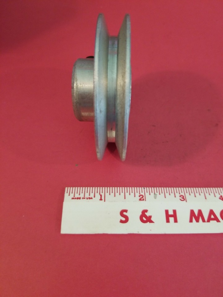 ALUMINUM 6382 3 1/4" DIAMETER 3/4" SHAFT PULLEY, USED -FREE SHIPPING ...