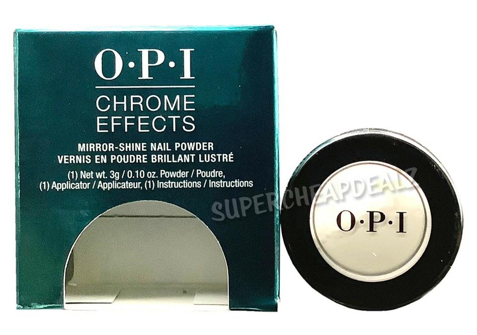 OPI Chrome Effects Nail Powder 3g / 0.1oz / Top Coats 0.5oz - ALL ...
