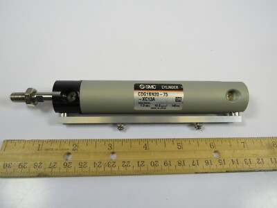 (1 NEW) OLD STOCK SMC CDG1BN20-75-XC13A Double acting air buffer cylinder | eBay