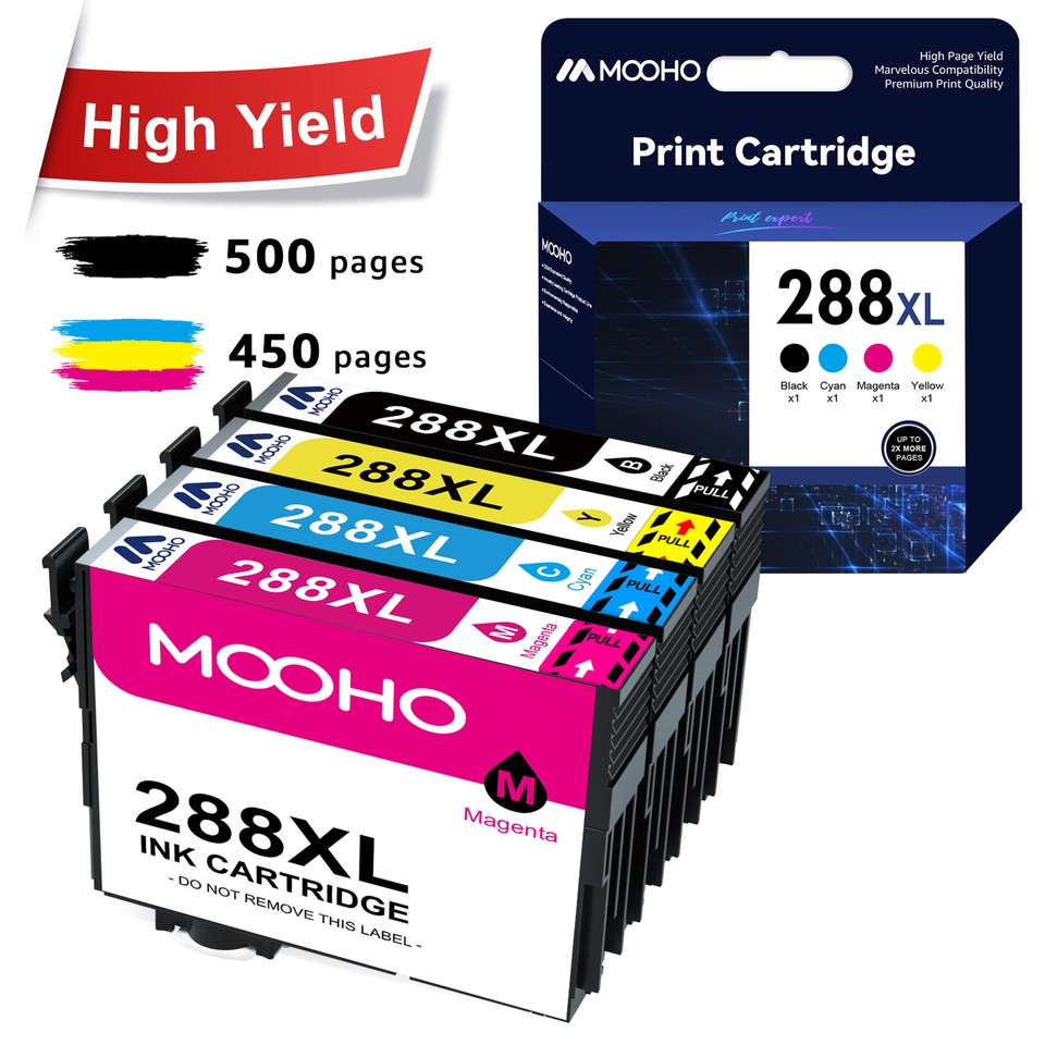 Ink Cartridge compatible for Epson 288XL Expression home XP-430 XP-440 ...