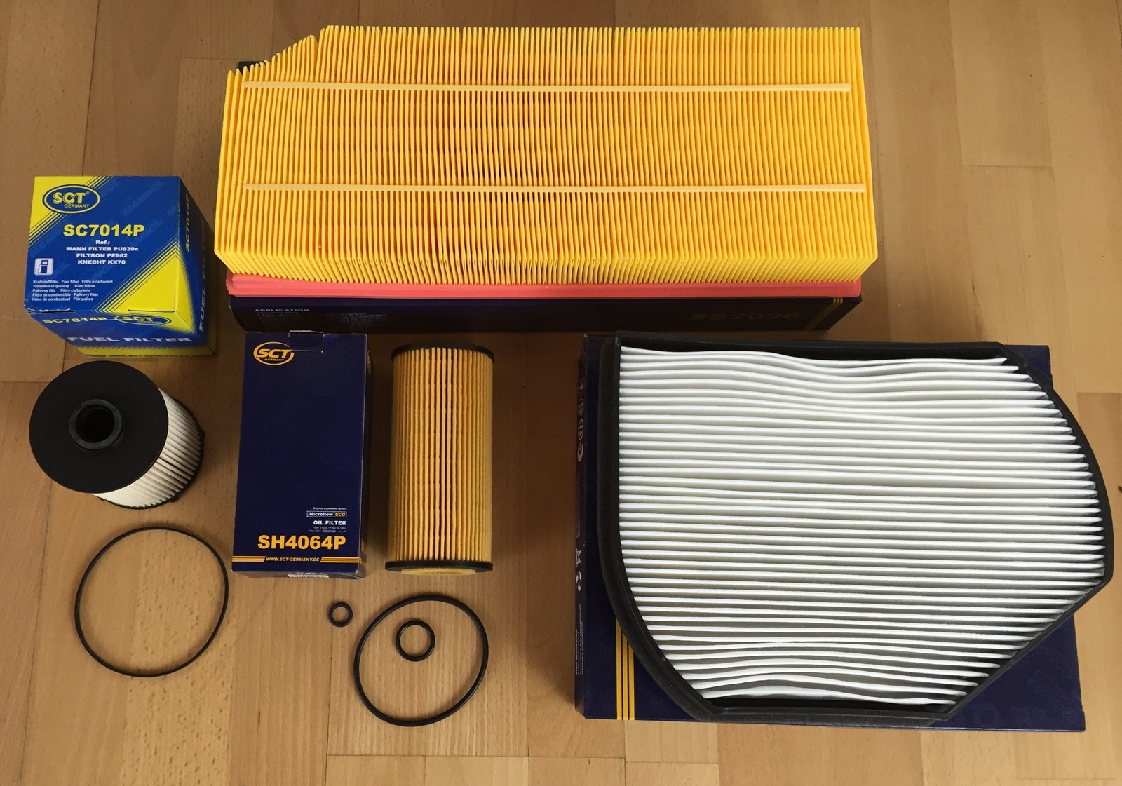 Sct Germany Filter Set Inspections Mercedes W210 320 Cdi 145 Kw / 197 ...