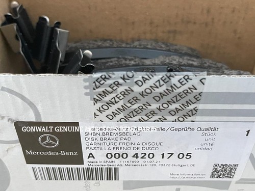 Mercedes Benz New Rear Brake Pads ML550 ML350 GL550 GL450 GL350 OE ...
