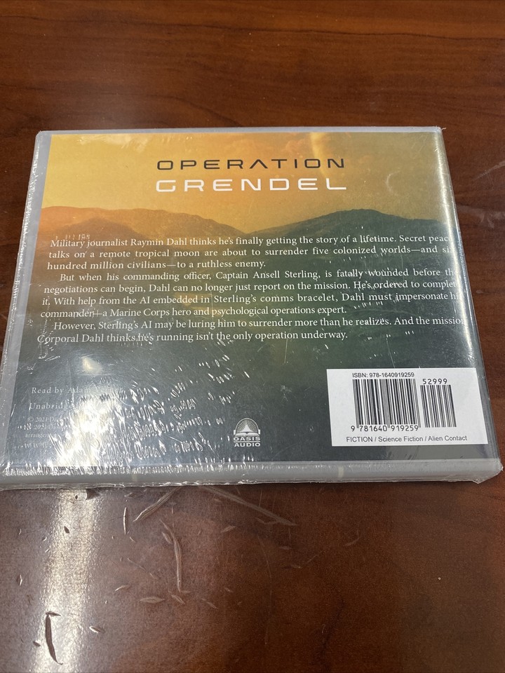 Operation Grendel, CD/Spoken Word by Schwabauer, Daniel; Verner, Adam ...