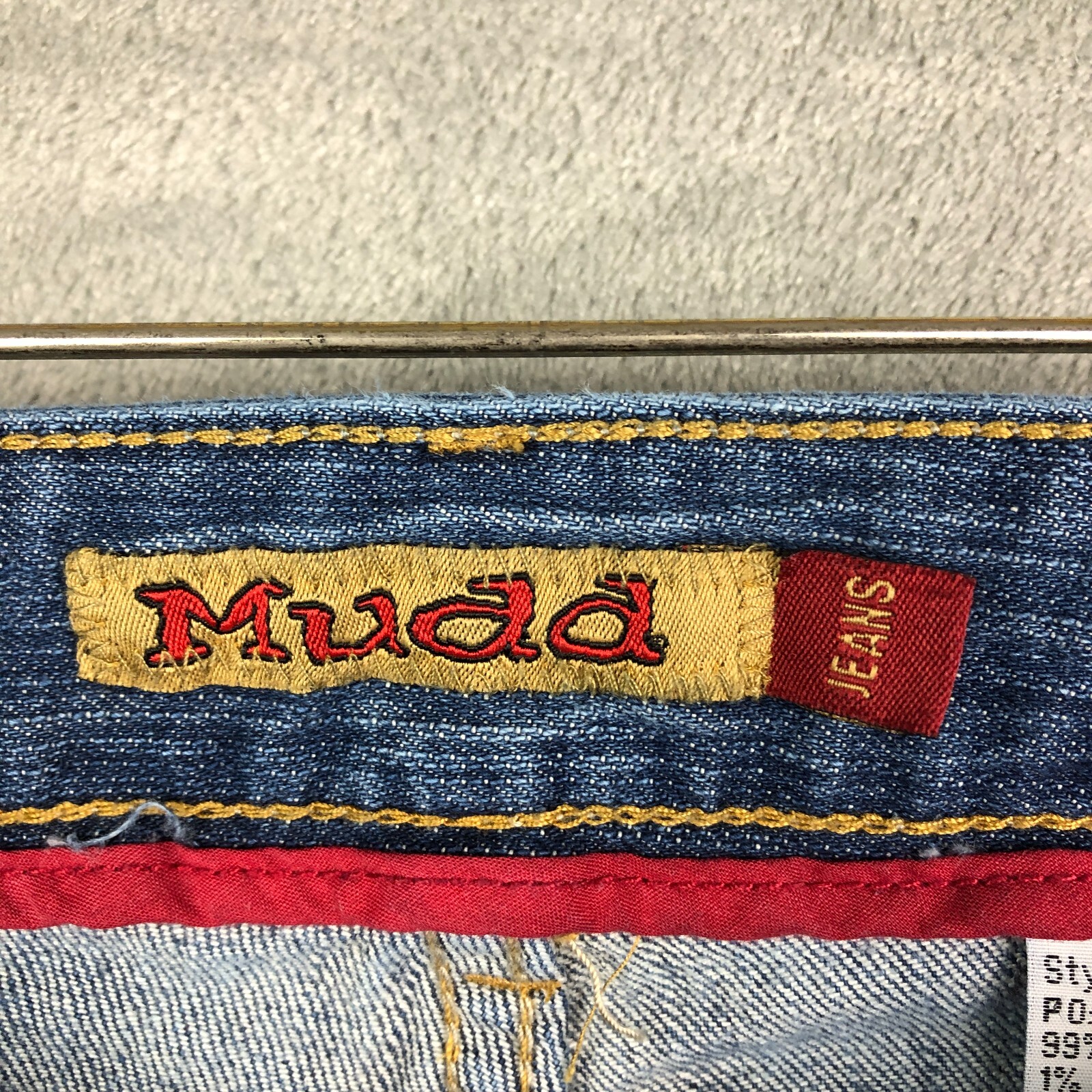 Mudd Straight Denim Juniors Size 7 Mid Rise Medium Wash 27 in Inseam ...