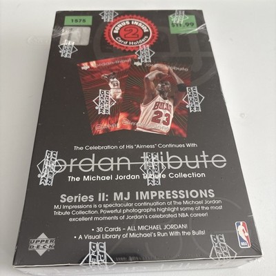1997 UD Jordan Tribute Series II MJ Impressions - Factory Sealed 30 ...