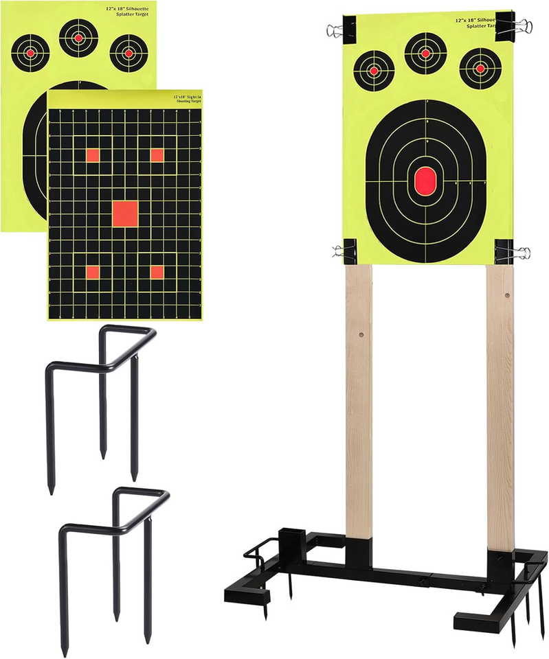 Adjustable Shooting Target Stand Base Heavy Duty Shooting Target Base ...