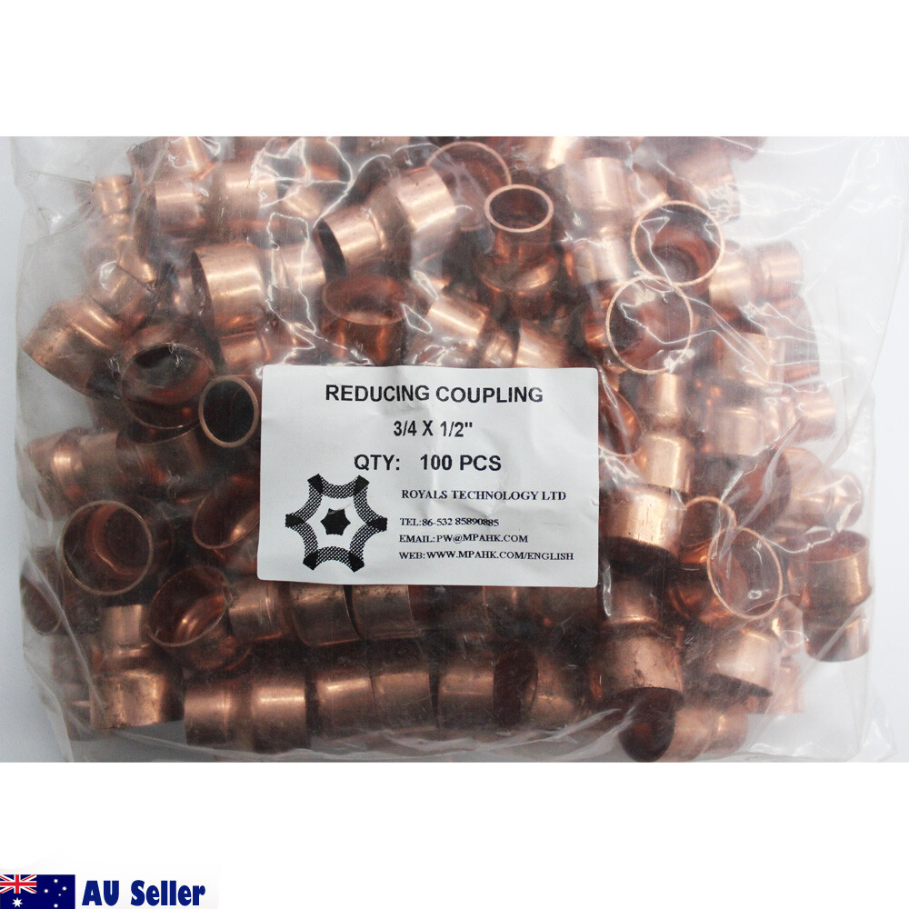 HVACman 10x Reducing Coupling Copper Pipe Fitting Connector CxC Series RE CPLG | eBay Australia