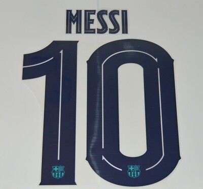 Barcelona Messi 10 2019/20 Football Name/Number champions league T ...