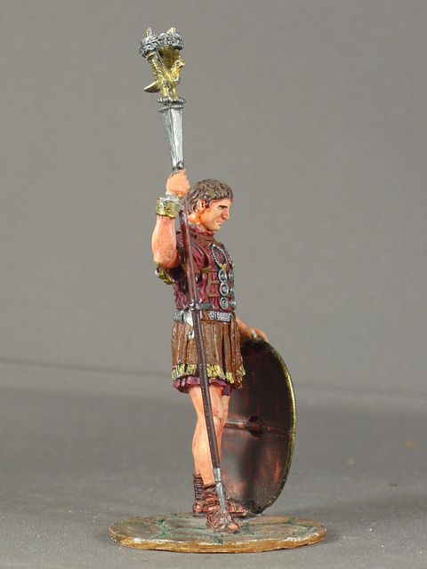 Roman Legio XIV Eagle Bearer Aquilifer 54mm model figure miniature ...