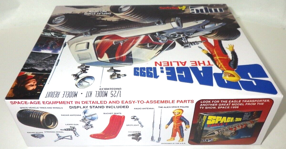 MPC 2013 Space 1999 The Alien Moon Rover 1:25 Model Kit with Maya from ...