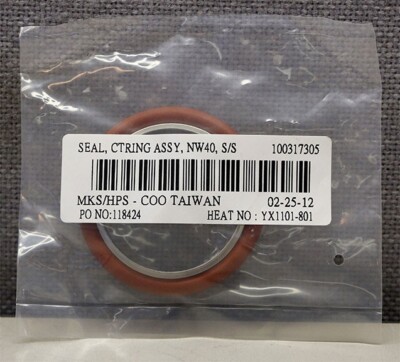 MKS HPS 100317305 Centering Ring Seal Assembly ISO-KF NW40 New Qty. 6 ...