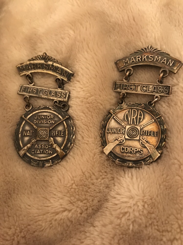 LOT OF 2 VINTAGE NRA MEDALS MARKSMAN | eBay