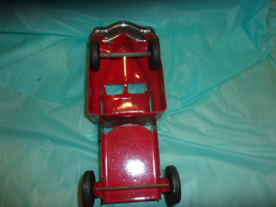VINTAGE ORIGINAL BUDDY L REAR STEER HOOK & LADDER TRUCK!! | eBay