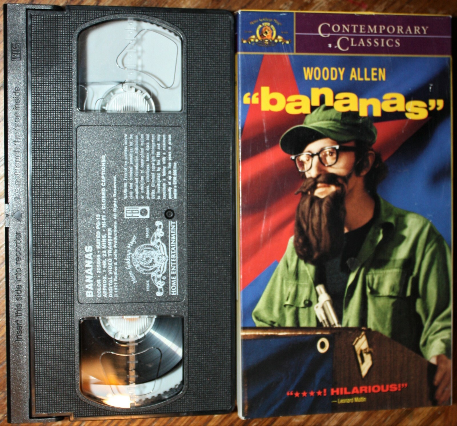 "BANANAS" (vhs, 1971) Woody Allen, Louise Lasser. Very Good Cond. Rare ...