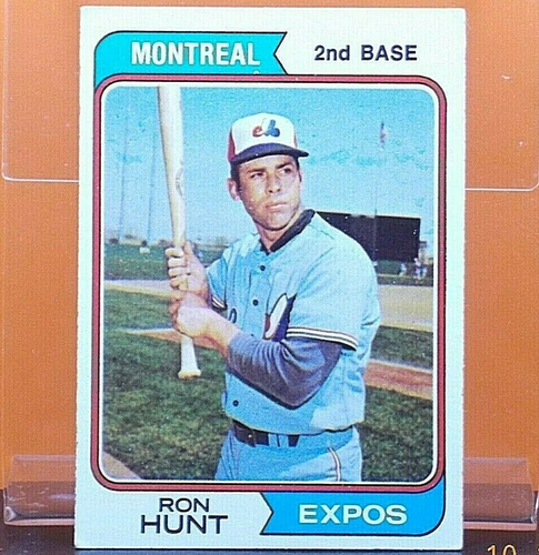 1974 TOPPS Baseball Card # 275 *** RON HUNT *** Montreal Expos | eBay