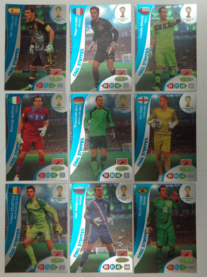 Panini FIFA World Cup Brazil 2014 Adrenalyn XL COMPLETE 373 CARD SET ...