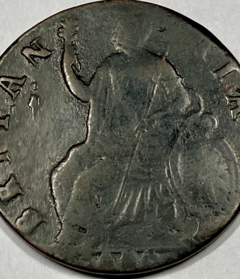 1696 William III Copper Halfpenny First Issue by Croker & Roettier ...