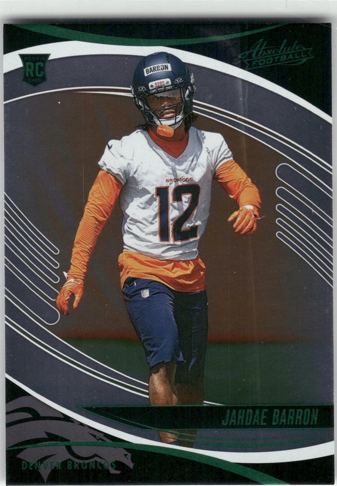 2025 Panini Absolute - Rookies Jahdae Barron #131 Green (RC) for sale ...