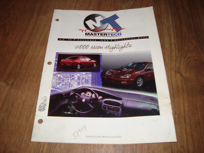 Vintage Chrysler Master Tech No. 12 December 1998 Reference Book | eBay