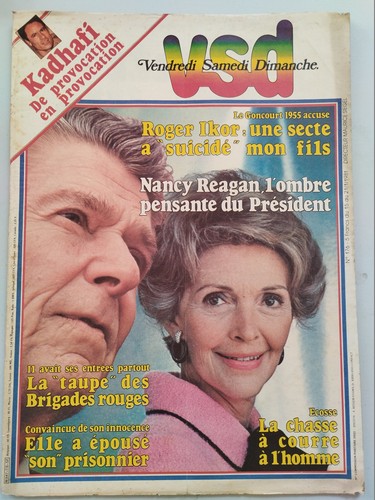 VSD n°176 de 21/01/1981; Nancy Reagan/ Brigades Rouges/ S. Lama/ De ...