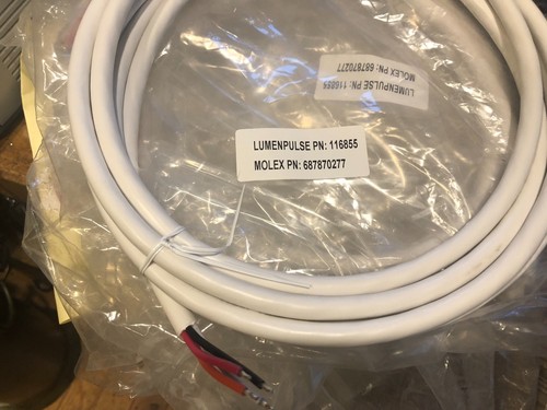 Lumenpulse pn 116855 Power Cable Molex 687870277 24" | eBay