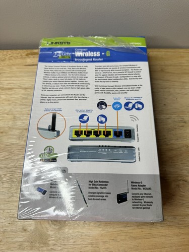 Linksys WRT54GC 54 Mbps 4-Port 10/100 Wireless G Router for sale online ...