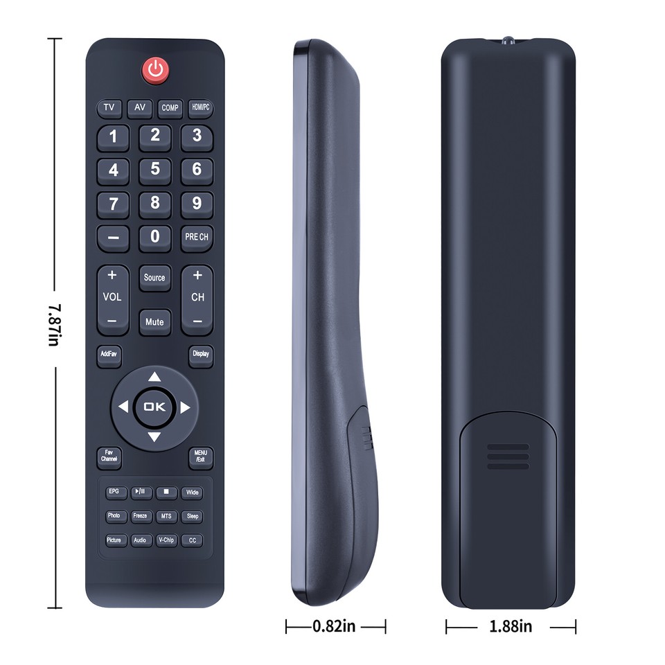 98GR7BDBNEACD Remote Control For AOC TV LC42H163 LC32W163 LC32W063 ...