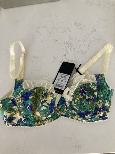 Charnos Sienna Print Full Cup Bra in Bluebell size 30D | eBay UK