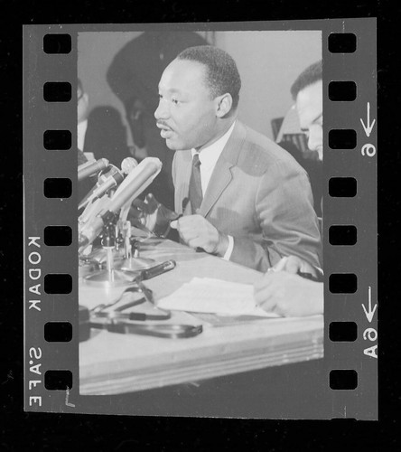 CIVIL RIGHTS VINTAGE PHOTO NEGATIVE MARTIN LUTHER KING JR GREAT POSE ...