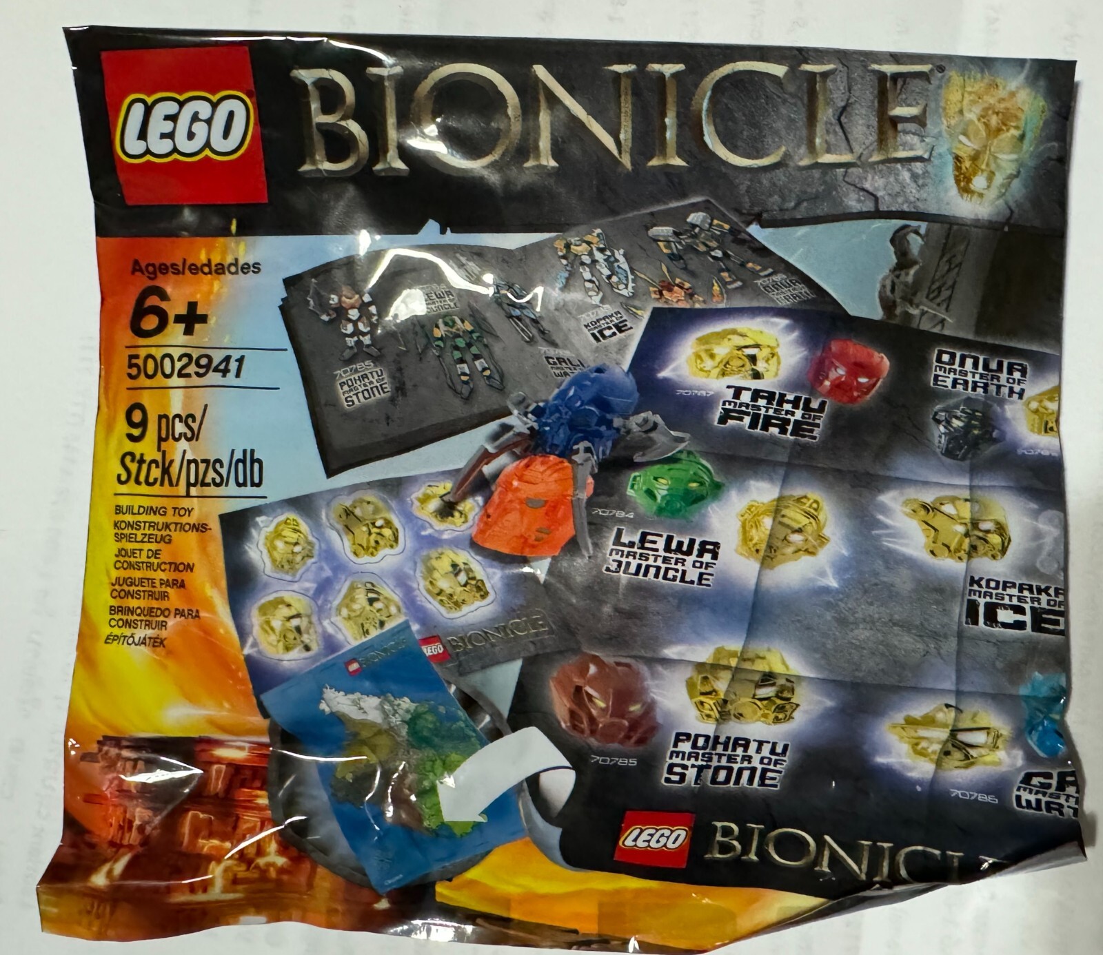 LEGO 5002941 Bionicle Hero Pack, 2015, New Factory Sealed Polybag ...