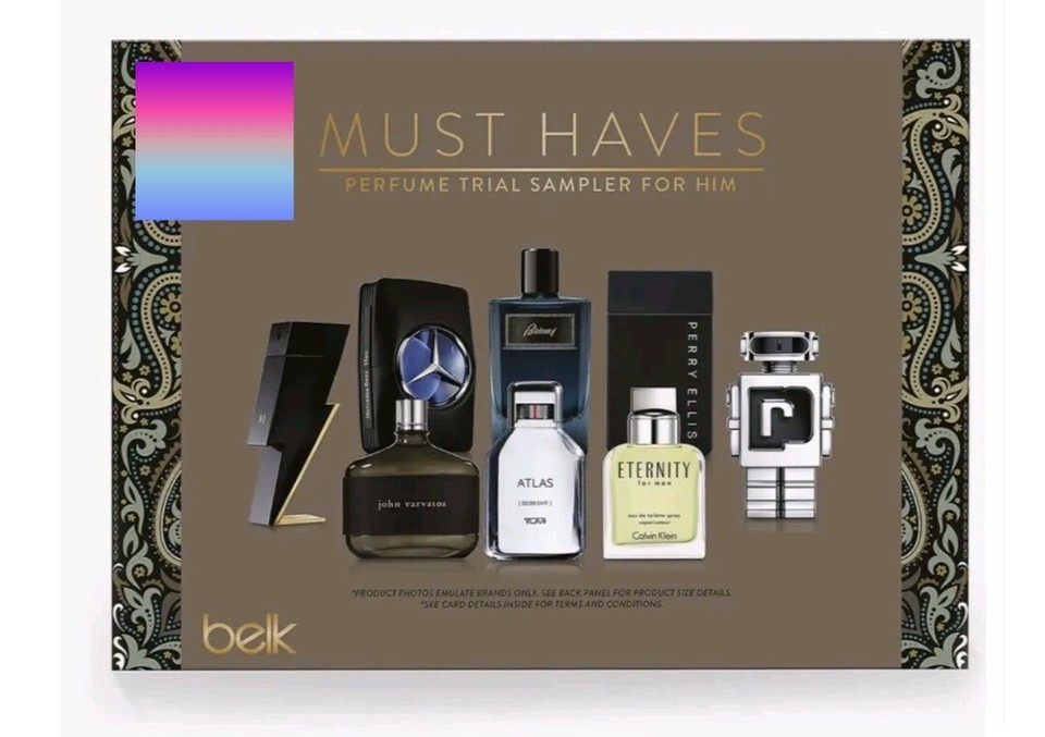 New Men's Scents of The Season 9 pc Cologne Sampler Fragrance Gift Set ...
