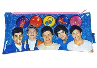 One Direction Pencil Case Band Buttons 1D Stationery Back to School ...