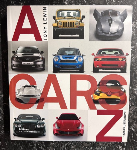 Tony Lewin: AZ Cars - 1500 illustrations/ Editions de la Martinière | eBay