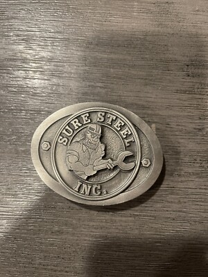 Sure Steel Inc. Belt Buckle Dated December 2008 In Great Condition | eBay