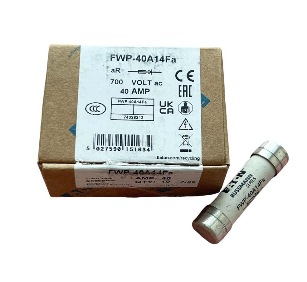 Bussmann FWP-40A14Fa FWP-40A14F ( 40 Amp ) 40A 700V 14x51mm Fuse | eBay