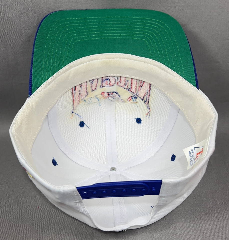 Vtg Mark Martin #6 NASCAR Snapback Hat Cap Valvoline Oil Roush Racing ...
