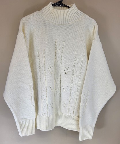 Apostrophe Sweater Sz M Off white Soft and in Excellent Condition | eBay