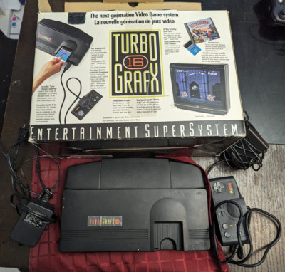 NEC TurboGrafx Turbo Grafx 16 TG16 Console In Box Nice | eBay