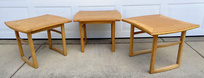 VERY COOLS SET OF 3 MID CENTURY THOMASVILLE "PAGODA STYLED' SIDE TABLES ...