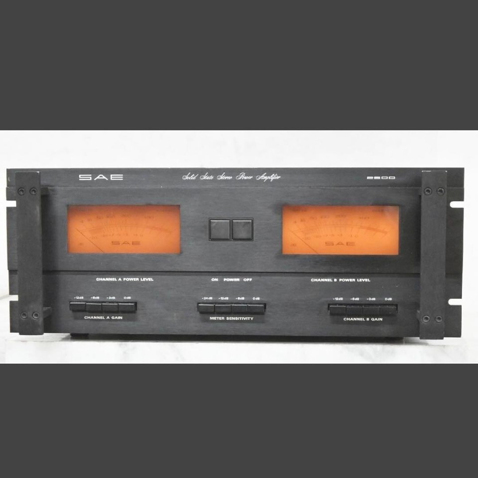 SAE 2600 Stereo Power Amplifier Scientific Audio Electronics Working ...