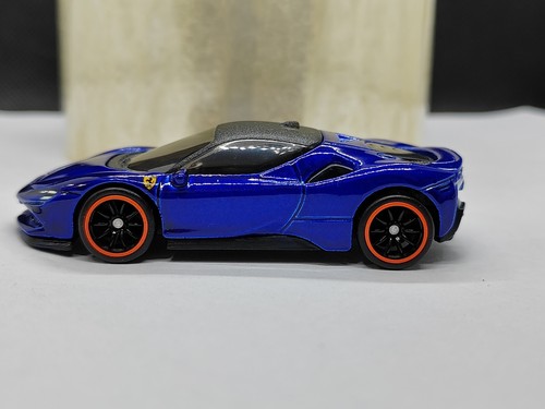 Hot Wheels 2025 Proto Factory Test Color Blue Dark Ferrari SF90 ...